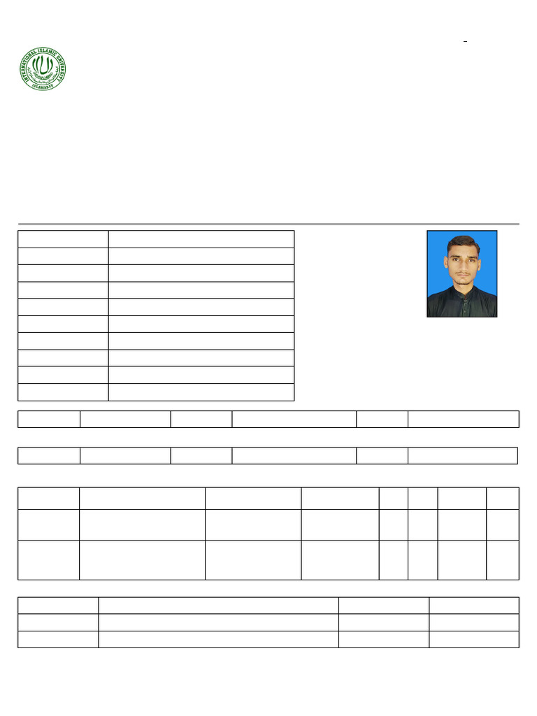 Admission Application for BS Programs | PDF | University And College ...
