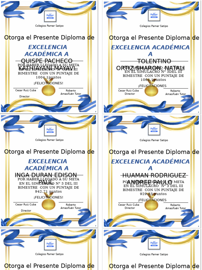 Diploma-De-Excelencia-Academica NNNNNNNNNNNNNNNN | PDF
