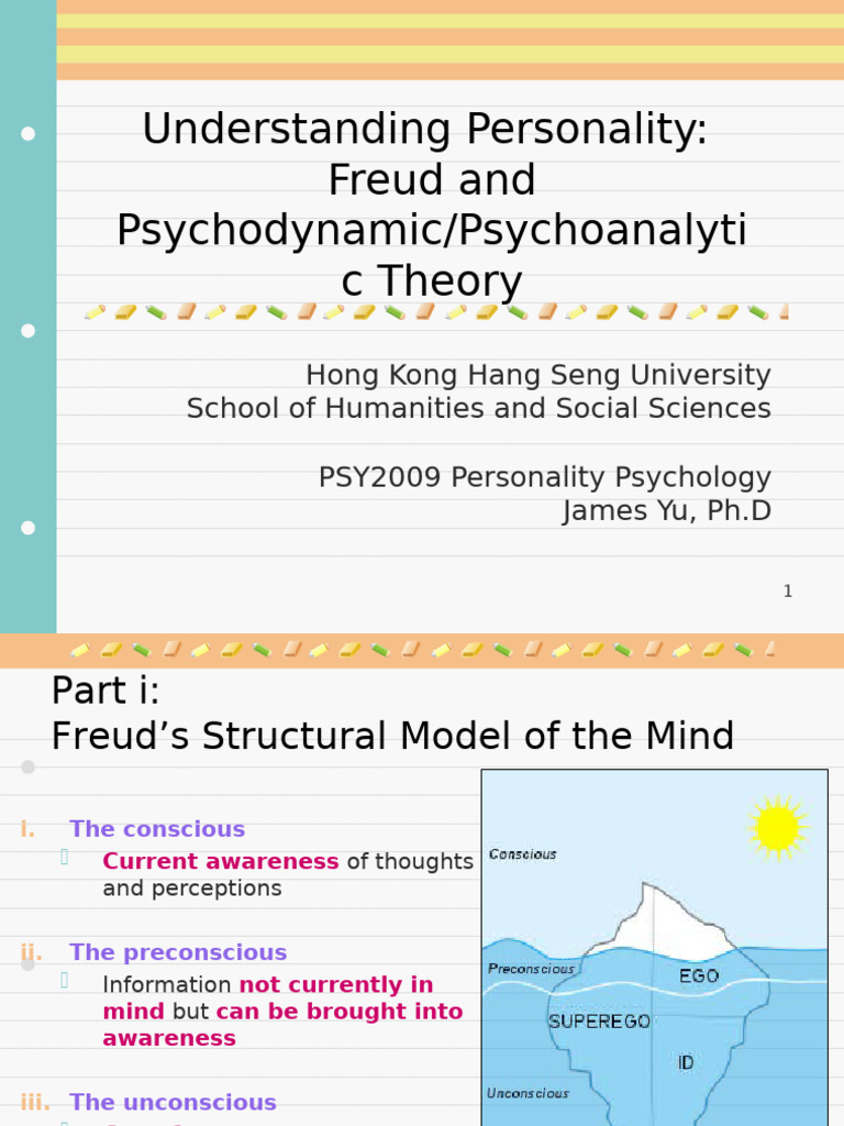 Freudian Approach | PDF | Unconscious Mind | Psychological Concepts