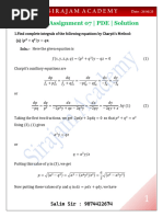 5 Charpit S Method PDF | PDF | Nonlinear System | Differential Equations
