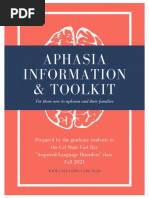 AIQ-21: Aphasia Impact Assessment Tool | PDF | Aphasia | Questionnaire