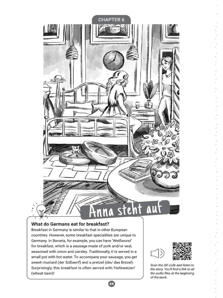 Learn With German Stories Kapitel 6 Anna Steht Auf | PDF