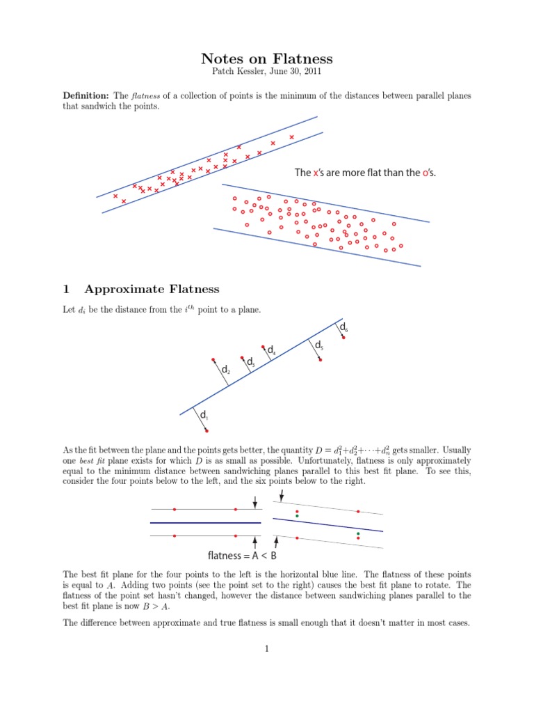 Flatness 05 | Download Free PDF | Plane (Geometry) | Dimension