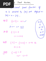 Fractional Part Function in Mathematics | PDF | Function (Mathematics) | Integral