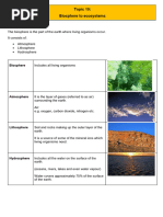 Biosphere To Ecosystem Grade 10 Life Sciences | PDF | Food Web | Soil