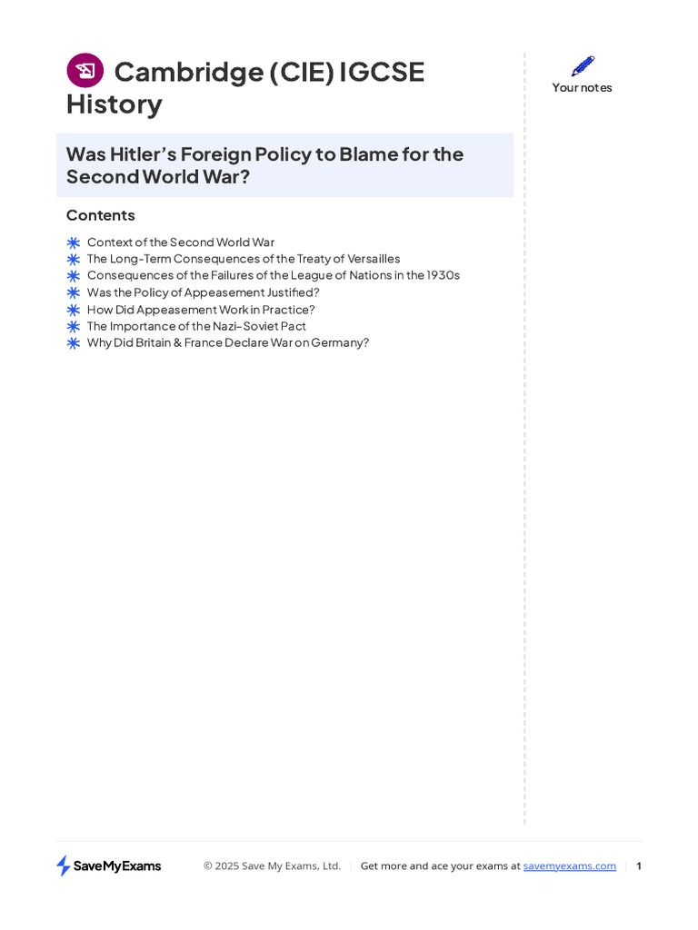 Road To WW2 | PDF | Nazi Germany | Adolf Hitler