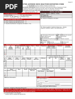 Adverse Reaction Report Form | PDF | Causes Of Death | Health Sciences