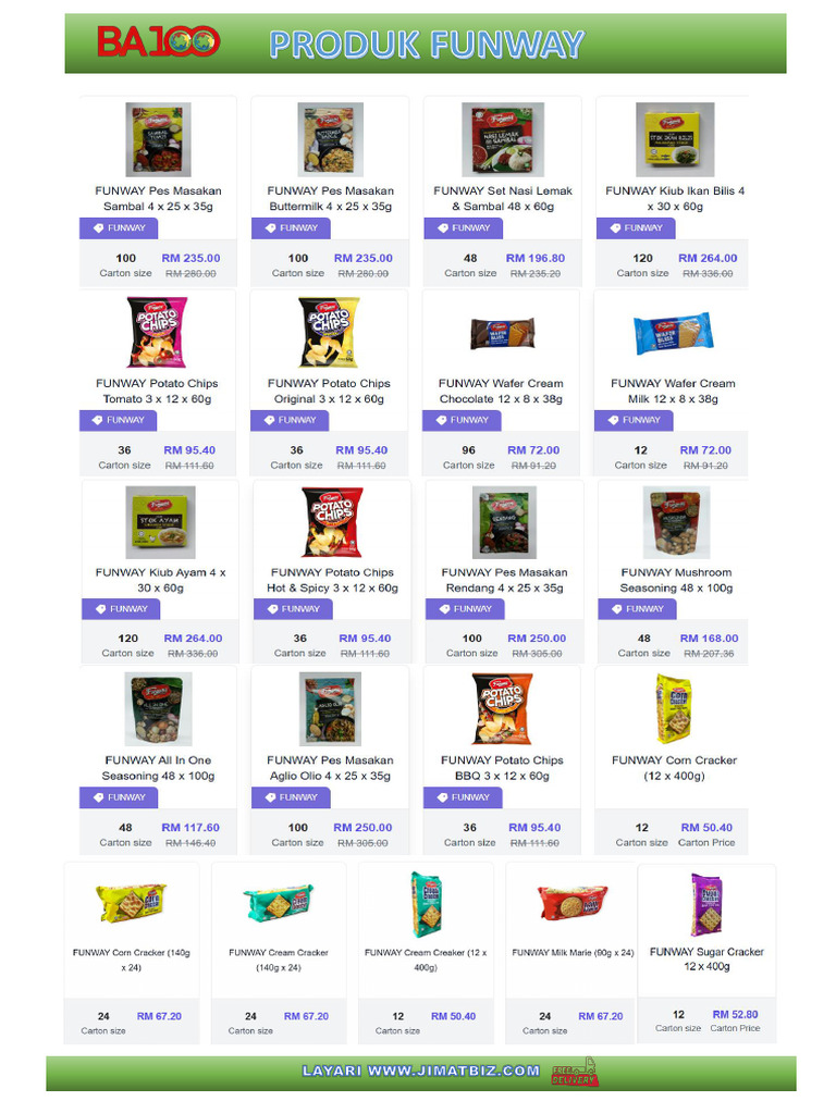 Produk Funway | PDF