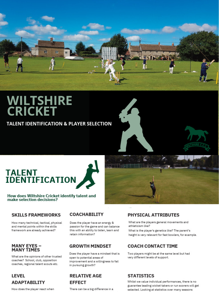 Wiltshire Cricket Talent ID and Player Selection FINAL | PDF | Bowling ...