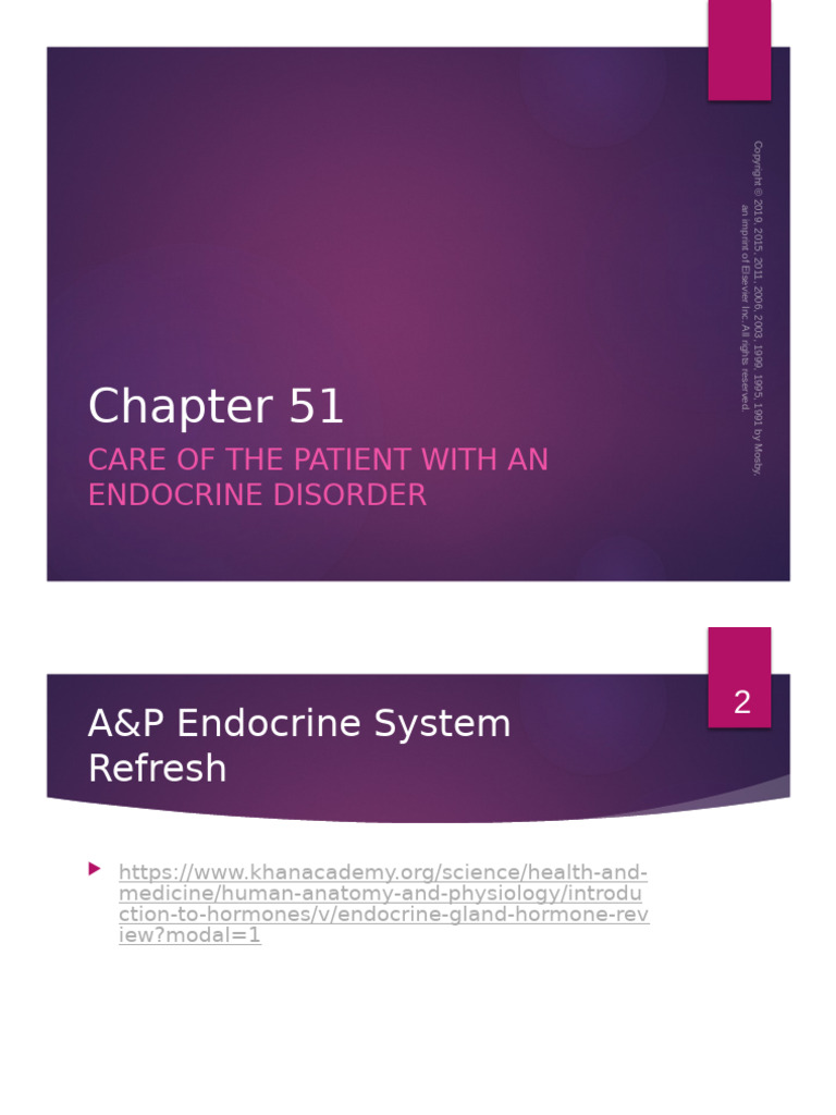 Endocrine Disorder Patient Care Guide | PDF | Endocrine System ...