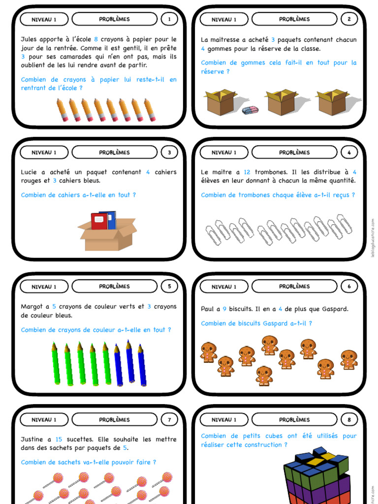 Problèmes de maths SEGPA à imprimer | PDF