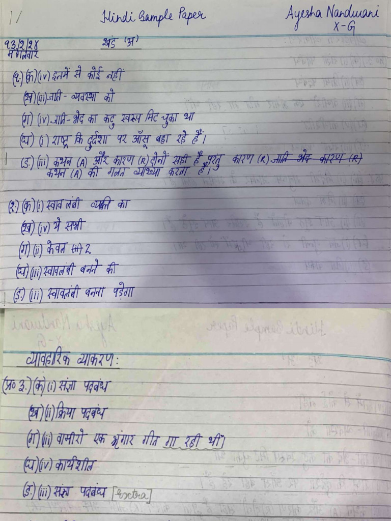Hindi Sample Text Analysis | PDF