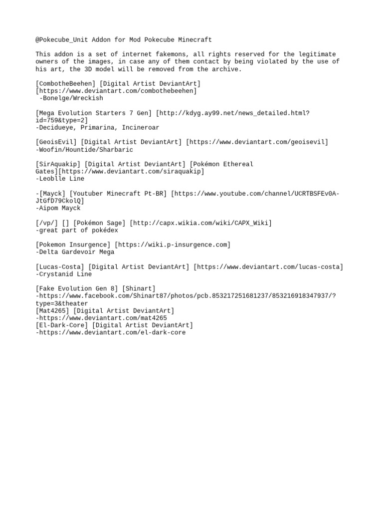 Credits | PDF