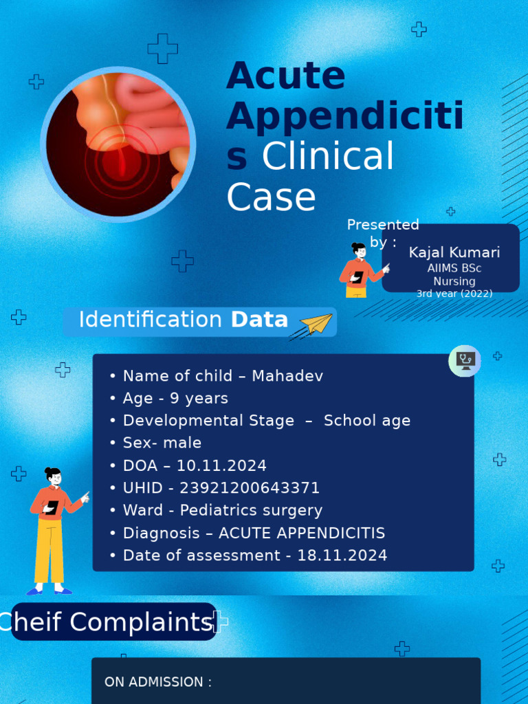Acute Appendicitis Case Study: Mahadev | PDF | Medical Specialties ...