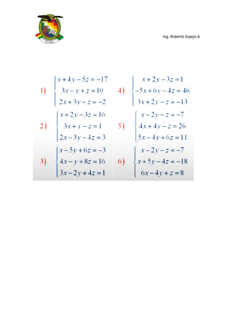 Tarea Metodo Lu | PDF