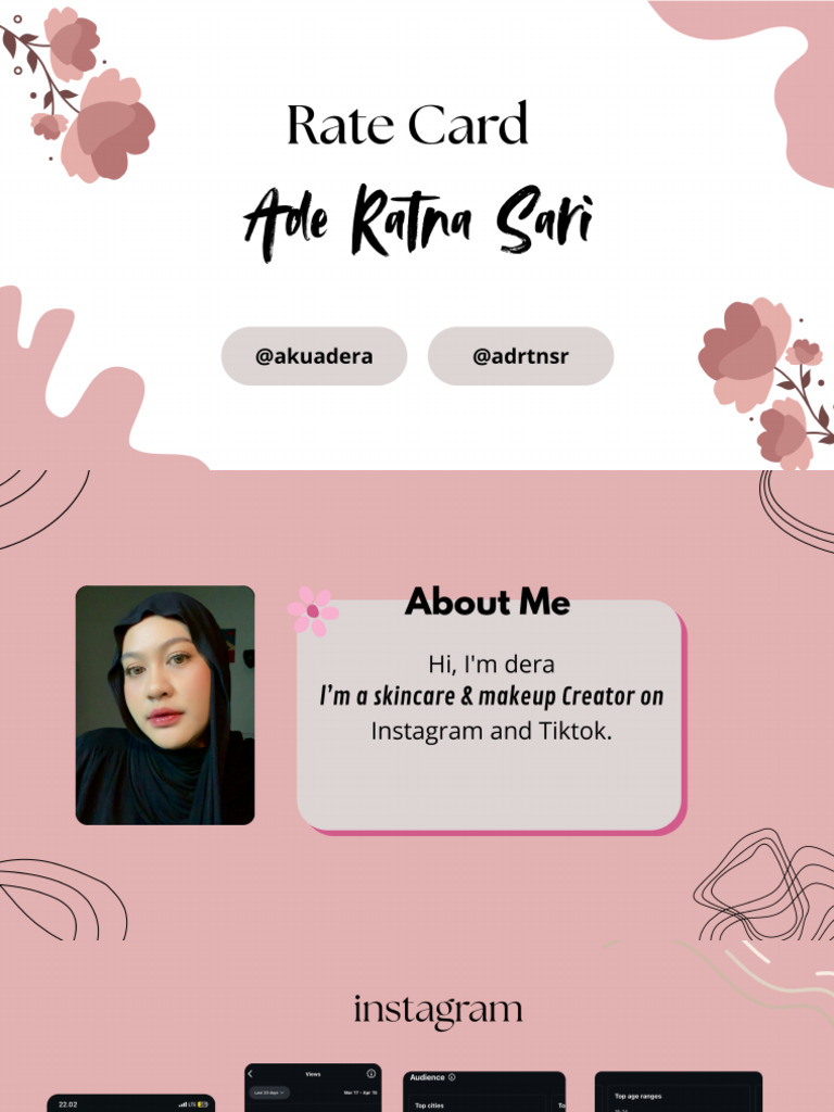 Contoh ratecard | PDF