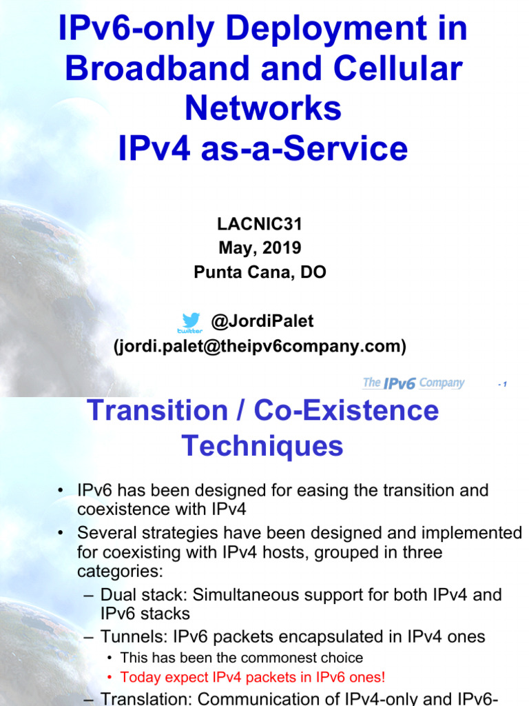 IPv6 Deployment Strategies in Networks | PDF | I Pv6 | Networks