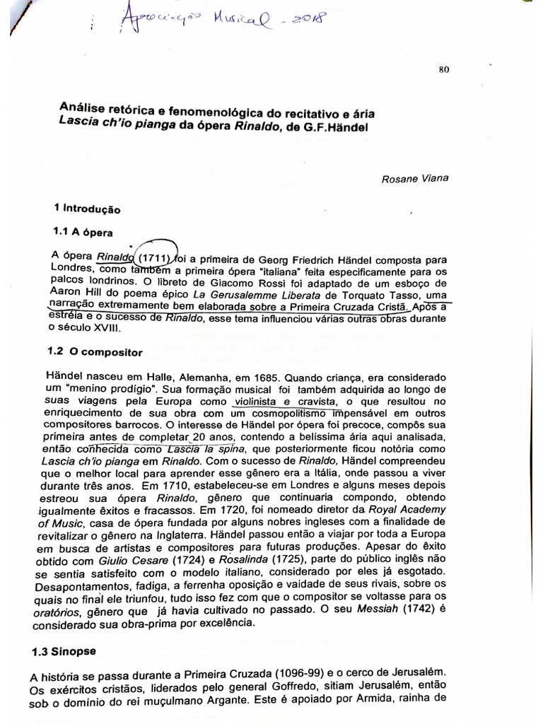 Anlise Lascia Chio Pianga | PDF