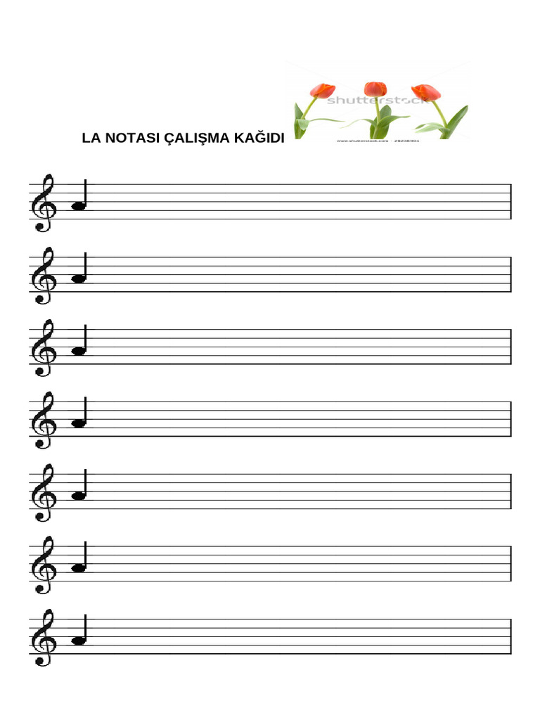 La Notasi Çalişma Kağidi | PDF