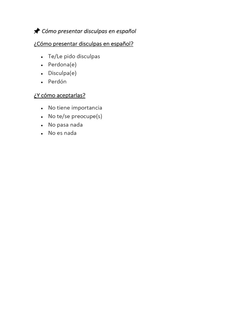 Infografía. Pedir Disculpas y Aceptarlas. | PDF