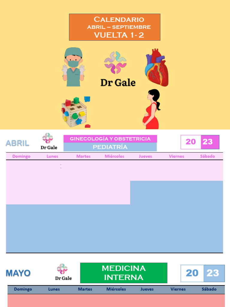 Calendario de Preparación ENARM 2023 | PDF | Cáncer | El embarazo