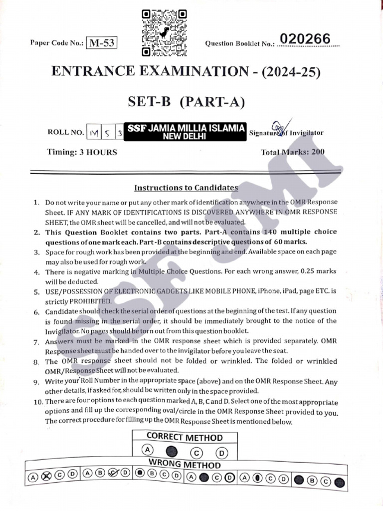 M53 LLM 2024 - SSF Jmi | PDF