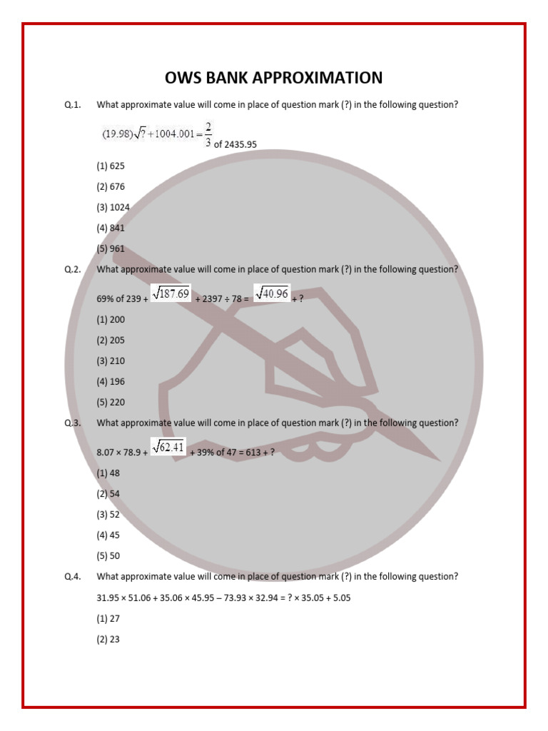 Approximation Cws | PDF