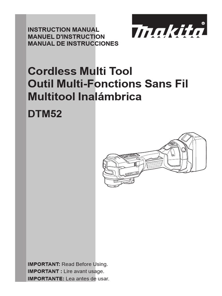 Manual DTM52 | PDF | Personal Protective Equipment | Battery Charger