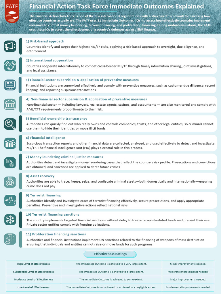 FATF Immediate Outcomes Explained 2025 | PDF | Terrorism Financing ...