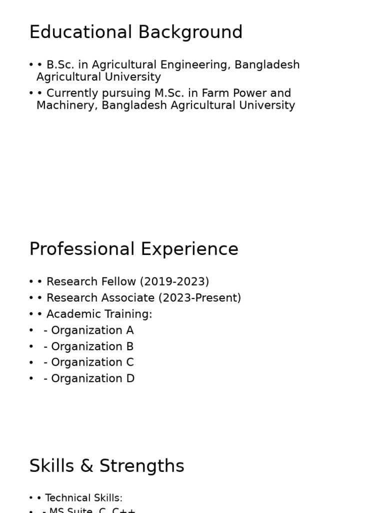 Educational Background | PDF