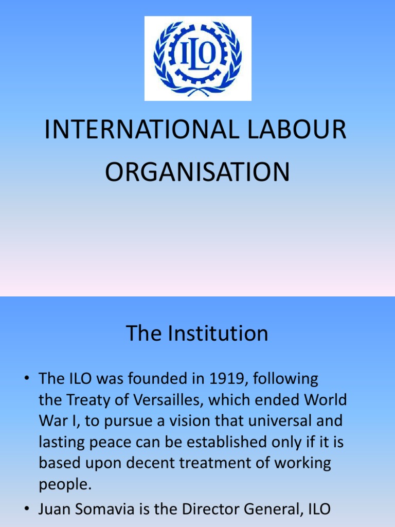 International Labour Organisation | PDF | International Labour ...