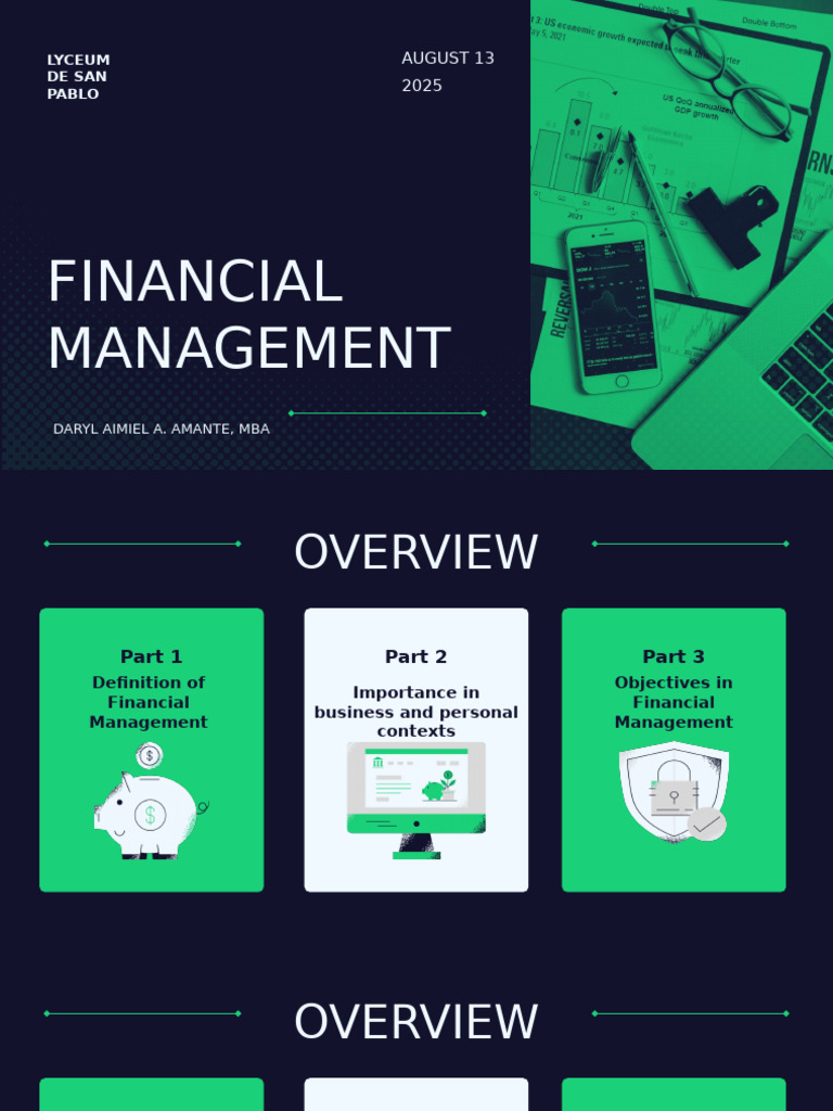 Financial Management Overview Guide | PDF | Capital Budgeting | Dividend