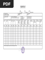 IMO FAL Form 5 - Crew List | PDF