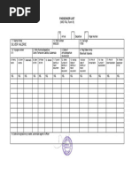 IMO FAL Form 5 - Crew List | PDF