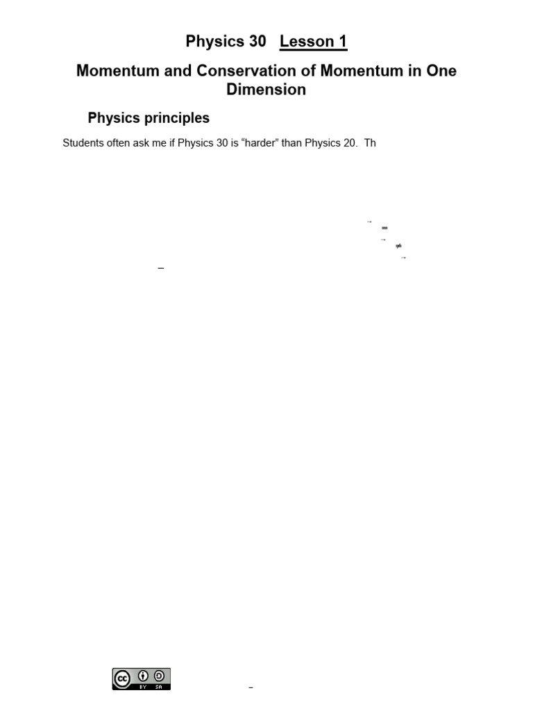 Conservation of Momentum in Collisions | PDF | Momentum | Collision