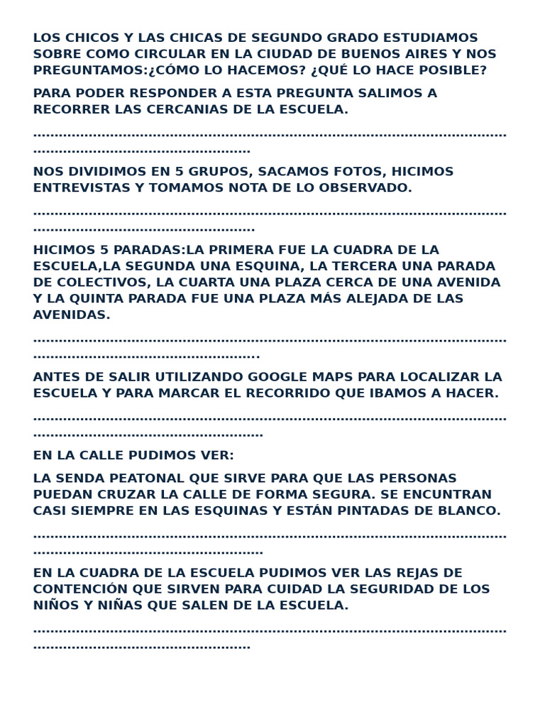 Aprendiendo a Circular en Buenos Aires | PDF | Peatonal | Transporte de ...