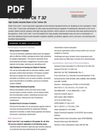 Shell Turbo Oil T 46 Technical Data Sheet | PDF | Motor Oil | Turbocharger