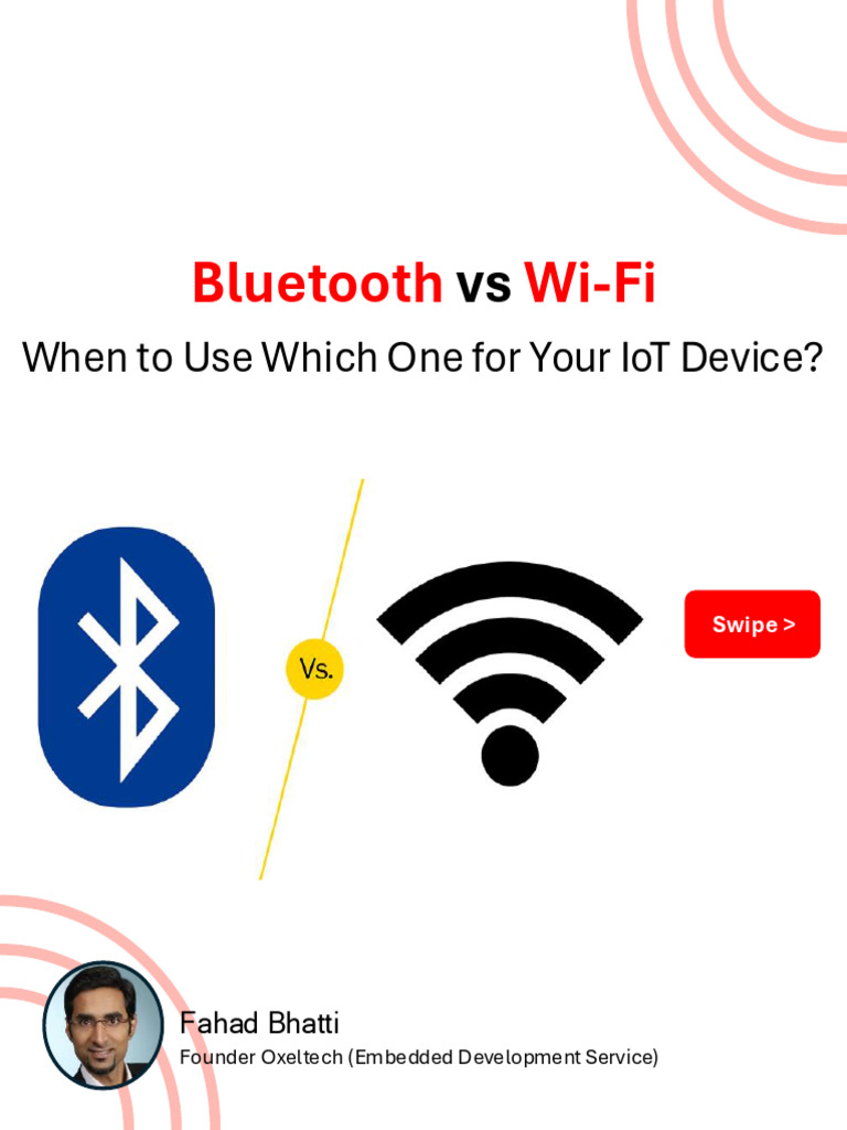 Bluetooth Vs Wi-Fi - 1 | PDF