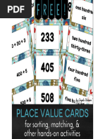 Place Value Cards Virtual Manipulatives Toy Theater | PDF | Numbers ...