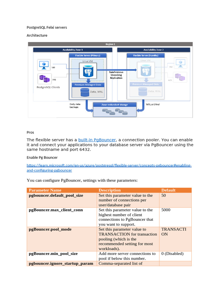 PostgreSQL Felxi Servers | PDF | Postgre Sql | Databases