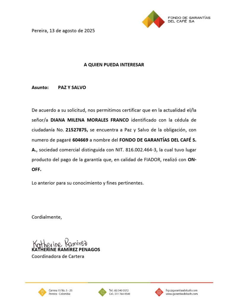 A Quien Pueda Interesar | PDF