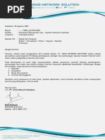 Penawaran Harga Internet Dedicated iForte | PDF