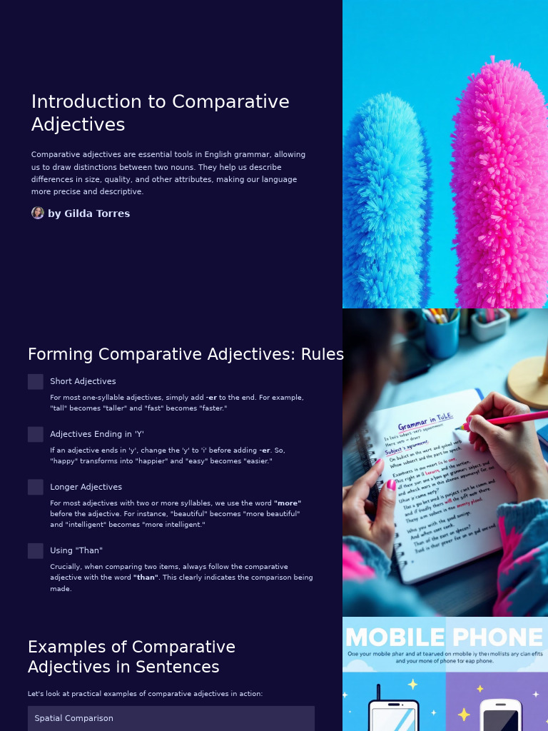 Understanding Comparative Adjectives | PDF