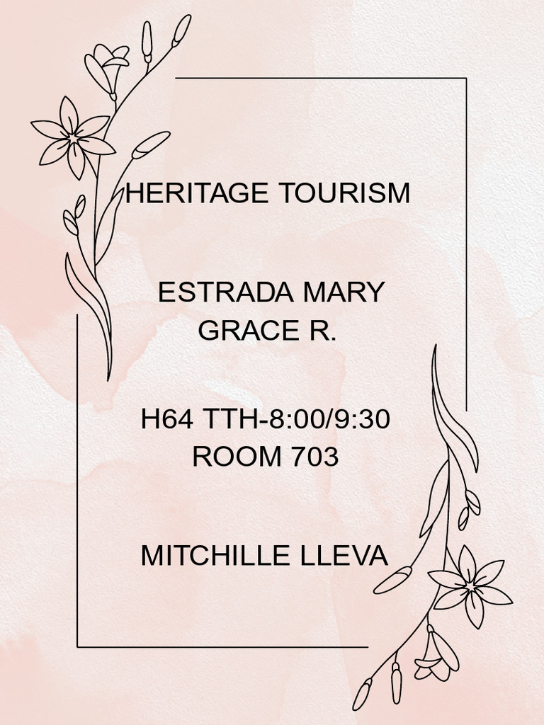 Pink Watercolor Floral Page Border | PDF