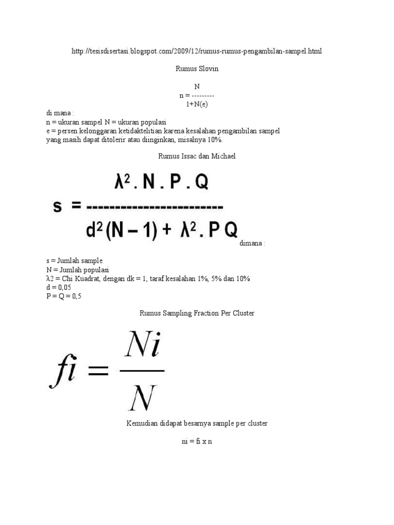 Rumus Cluster | PDF | Metode & Bahan Ajar | Sains & Matematika
