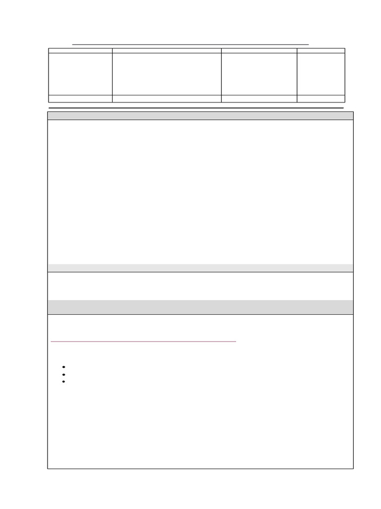 Esp Lesson Plan | PDF