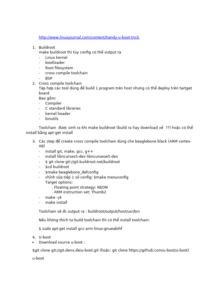 Build Uboot For BBB | PDF