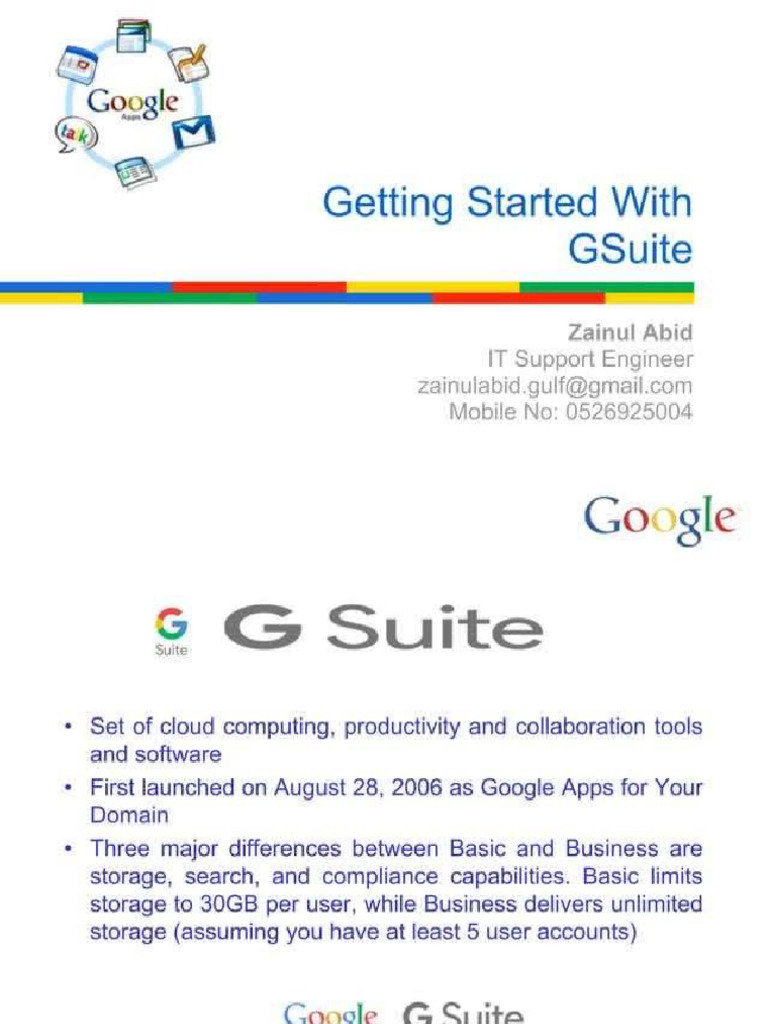 Gsuite | PDF