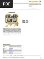 Weidmüller WDU 10 SL/EN Data Sheet | PDF | Electrical Connector ...
