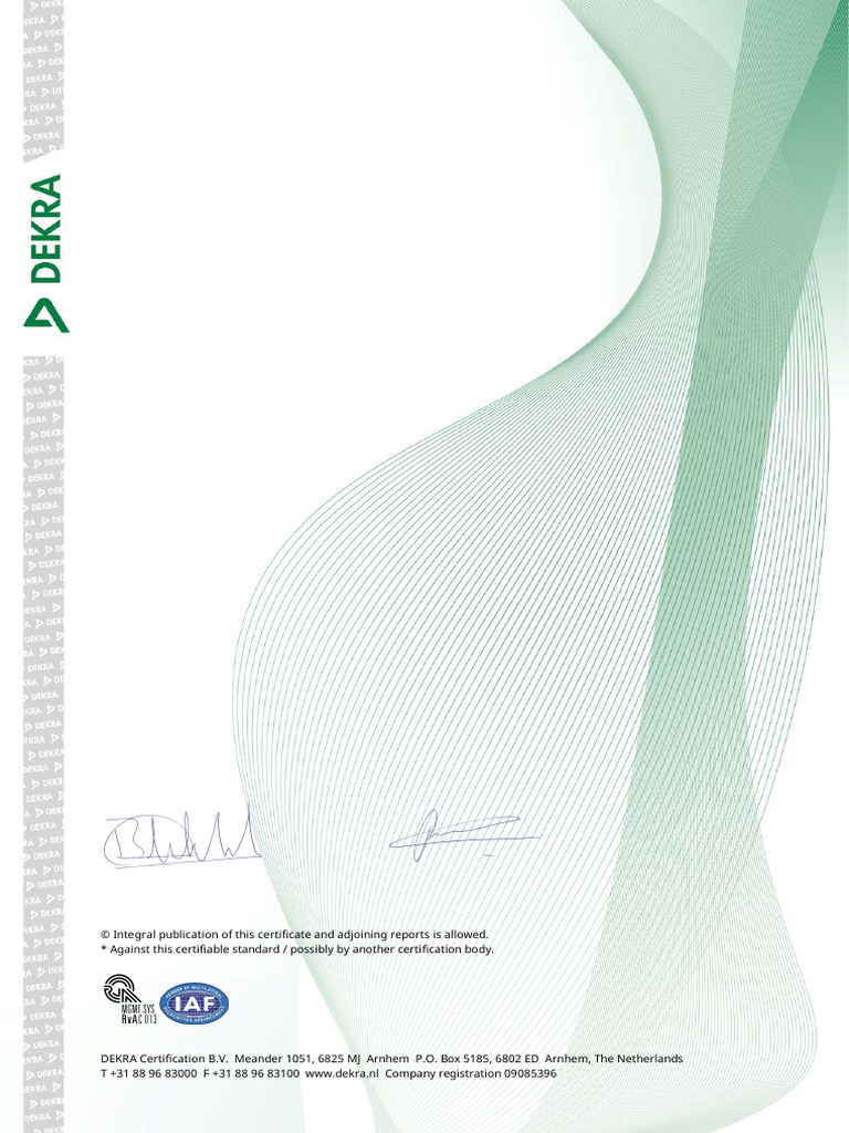 Appendix 2 - Rina-Iso-9001 | PDF | Water Transport
